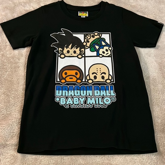 Bape | Tops | A Bathing Ape Dragon Ball Baby Miloshirt | Poshmark